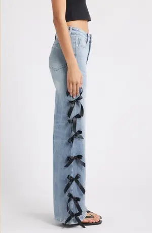PTCL High-waist Wide-leg Jeans