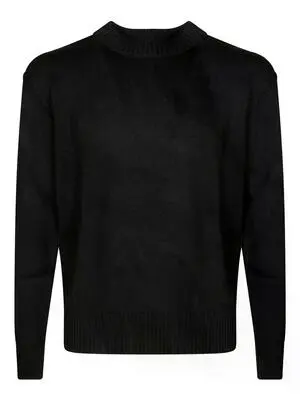 PAOLO PECORA Seam Detail Jumper - Black