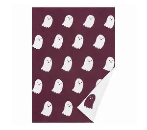 TRULY SOFT Cozy Ghost Reversible 50x70 Throw