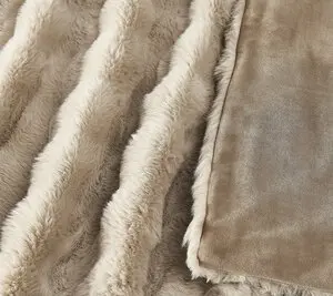 Frye Bubble Faux Fur King Comforter Set