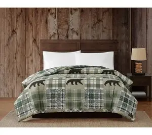 MOSSY OAK Bear Patchwork King Comforter