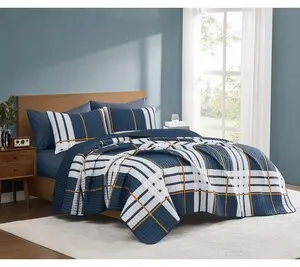 TRULY SOFT Henry Plaid 3 Piece Full/queen Quilt Set