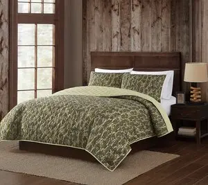 MOSSY OAK Bottom Land Twin Quilt Set - One-color