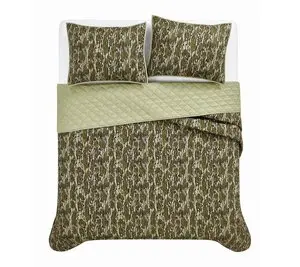 MOSSY OAK Bottom Land Twin Quilt Set