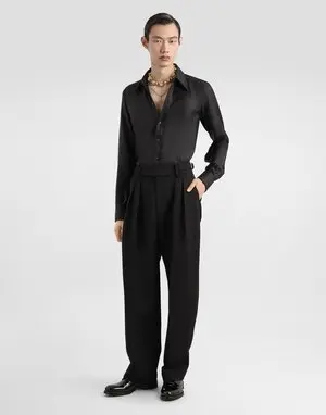 Dolce & Gabbana Wool Gabardine Trousers