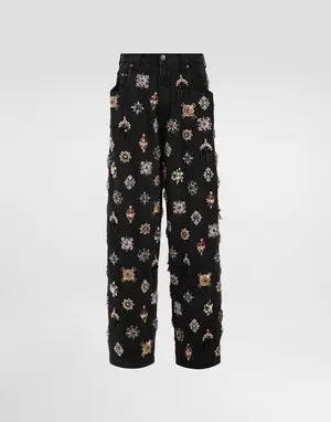 Dolce & Gabbana Embroidered Jeans For Women