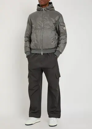 Moncler Poiliot Quilted Shell Jacket - Grey