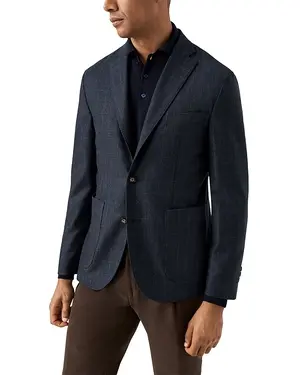 Eton Relaxed Fit Soft Wool Jacket