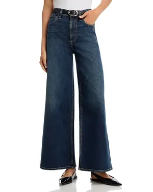 Rag & Bone Women's High Rise Wide Leg Jeans