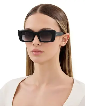 Alexander McQueen Rectangle Sunglasses