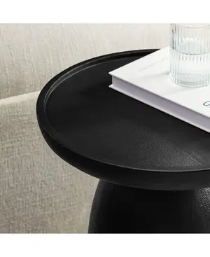 MODWAY Holloway Round Wood Side Table