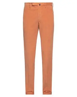 Incotex INCOTEX Navy Cotton Corduroy Stretch Tapered Leg Trousers Rust