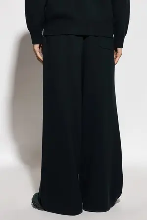 Lacoste Wool Wide-leg Trousers