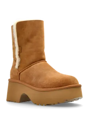 UGG Heeled Snow Boots - Brown