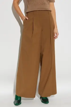 Lacoste Wide-leg Crease Trousers