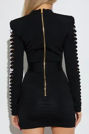 Balmain Fitted Short Dress