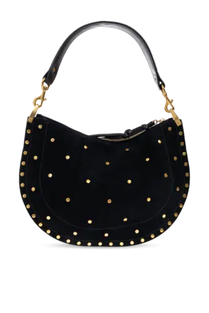 Isabel Marant Étoile Oskan Soft Zip Shoulder Bag - Black