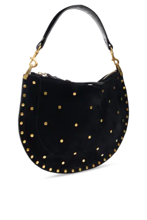 Isabel Marant Étoile Oskan Soft Zip Shoulder Bag - Black