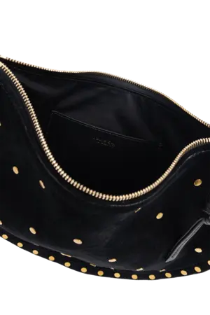 Isabel Marant Étoile Oskan Soft Zip Shoulder Bag - Black