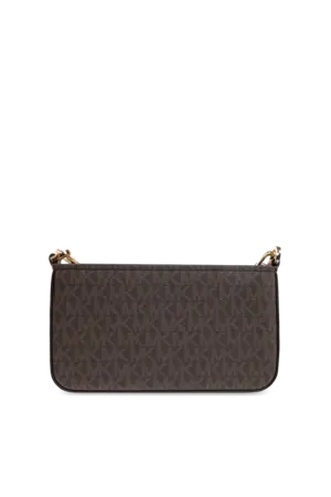 Michael Kors Monogram Shoulder Bag - Brown