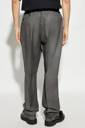 MAISON MARGIELA Creased Trousers With Vintage Effect