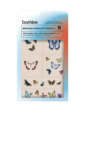 BARRIERE Brains & Beauty Patch 6 Pack - Butterflies