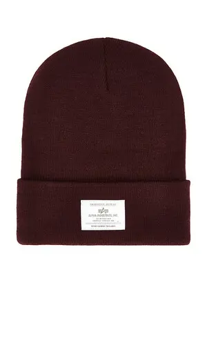 Alpha Industries Essential Beanie - Cedar Red