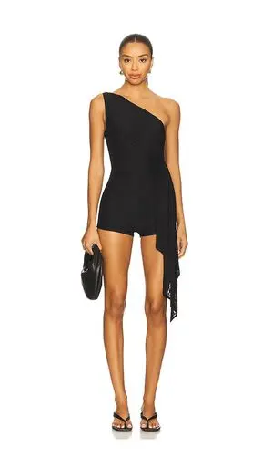 Superdown Jessie Romper - Black
