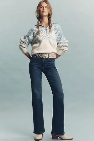 LE JEAN Ba Bootcut High-rise Jeans