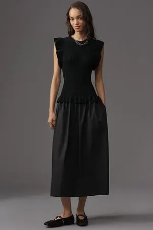 Sleeveless Black Day Dresses