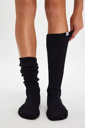 Free People FP Movement Super Scrunch Socks Black