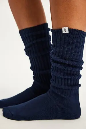 Free People Super Scrunch Socks - Midnight