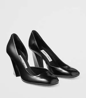 JIMMY CHOO Farren 85 Leather Pumps