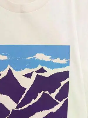 Moncler Mountain-print Cotton T-shirt