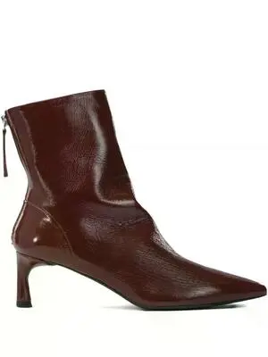 HALMANERA Pointed-toe Ankle Boots