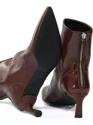 HALMANERA Pointed-toe Ankle Boots