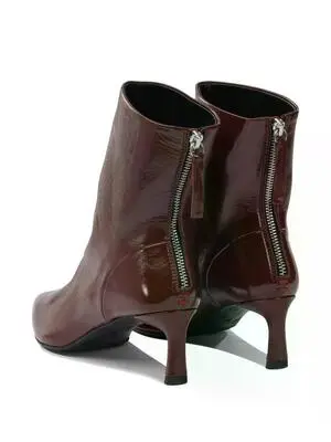 HALMANERA Pointed-toe Ankle Boots