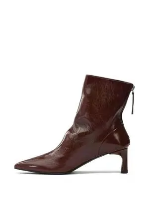 HALMANERA Pointed-toe Ankle Boots