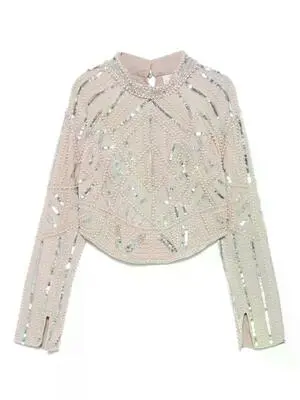 FORTE_FORTE Sequin-embellished Top