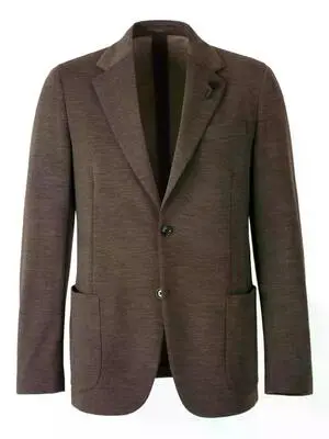 LARDINI Single-breasted Wool Blazer