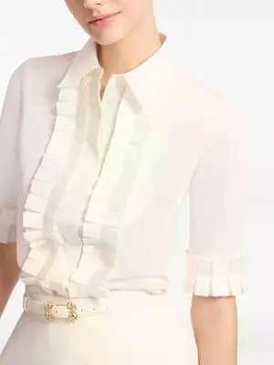 Elie Saab Pleated Shirt