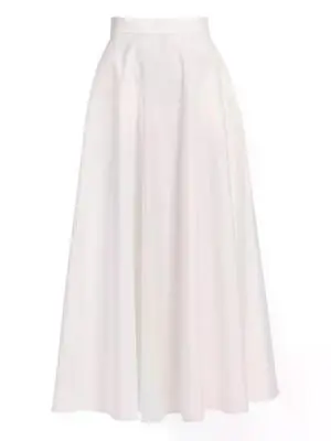 Elie Saab Cotton A-line Skirt