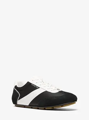 Michael Kors Susie Mixed-media Sneakers - Black