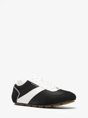 Michael Kors Susie Mixed-media Sneakers - Black