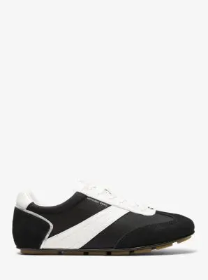 Michael Kors Susie Mixed-media Sneakers - Black