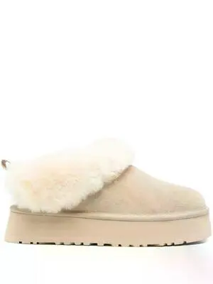 UGG Shearling Platform Boots - Neutrals
