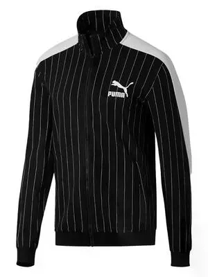 PUMA Archive Pinstripe T7 Track Jacket - Black