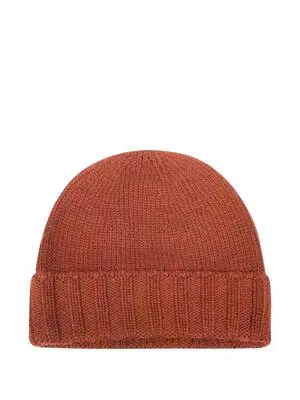 DRUMOHR Ribbed Beanie Brown