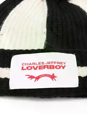 CHARLES JEFFREY Striped Beanie