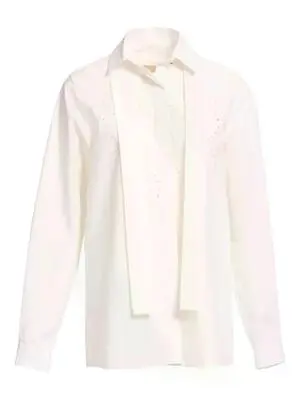 Elie Saab Monogram-embroidered Shirt